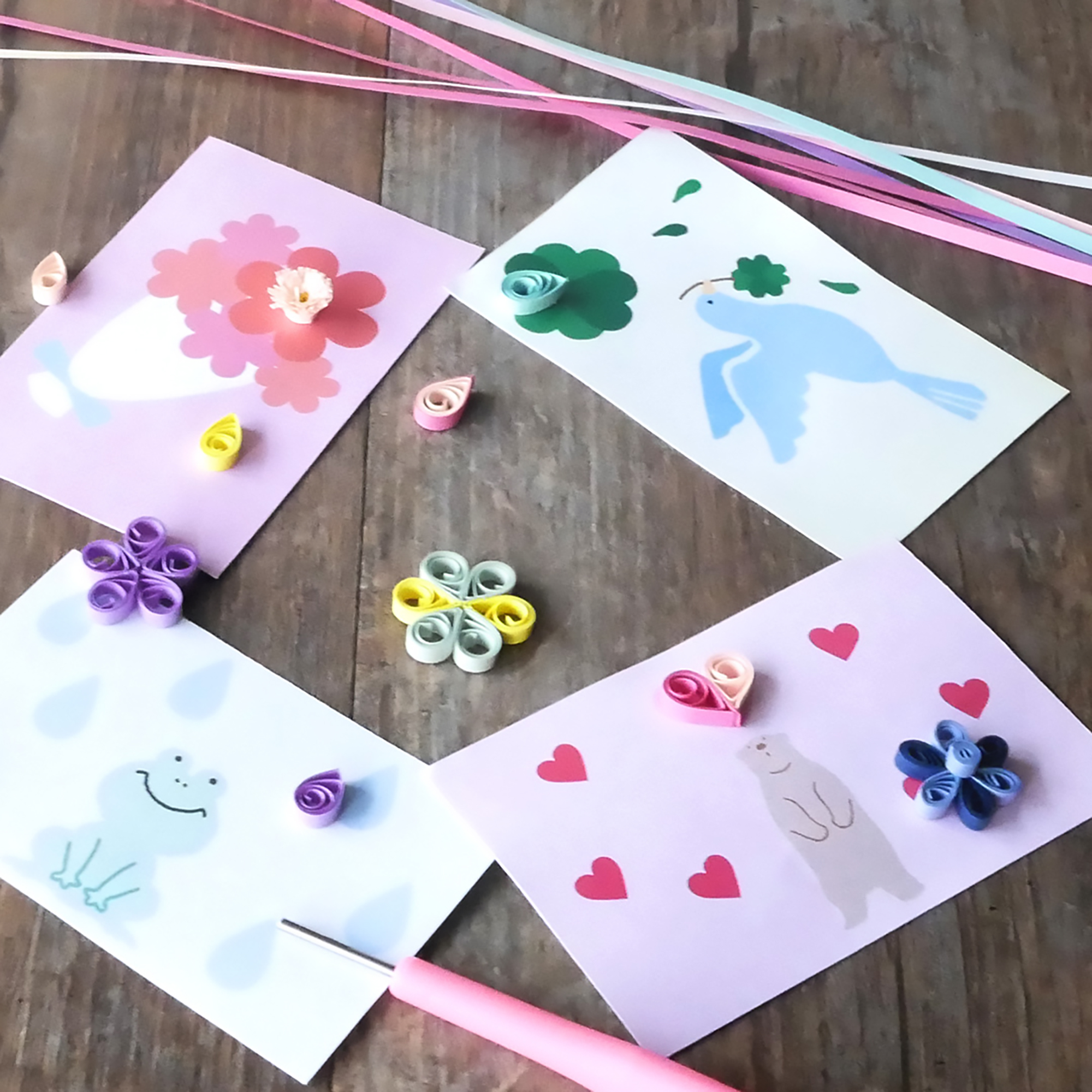 Paper Quilling Color Paper 3mm x 24colors | YAMATO Co.,Ltd.